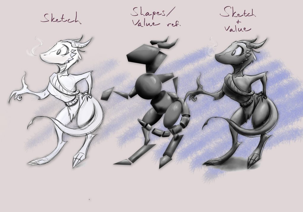 Character Value And Shapes Study Character Value And Shapes Study